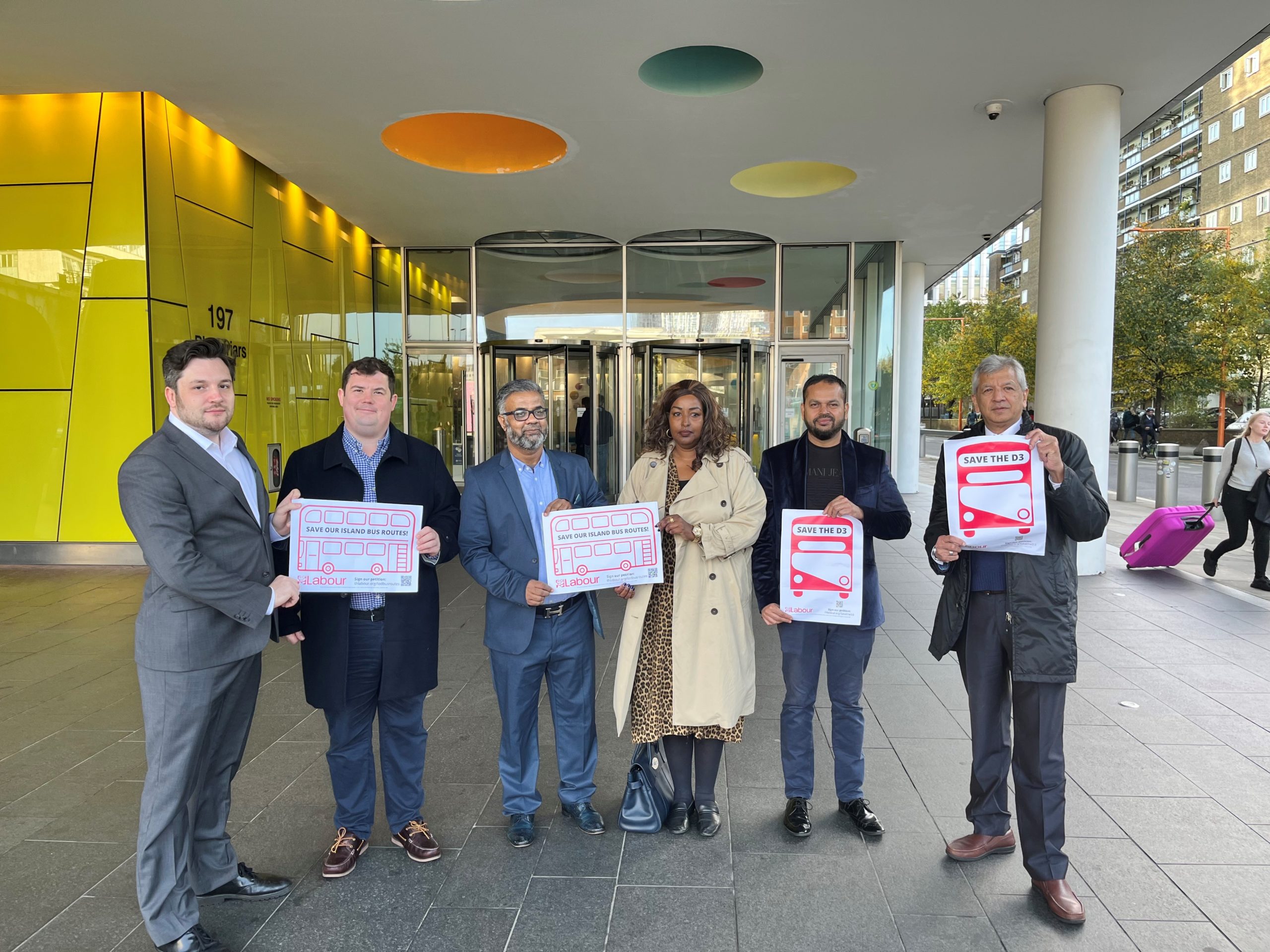 Tower Hamlets Labour and Unmesh Desai AM present petition to London ...